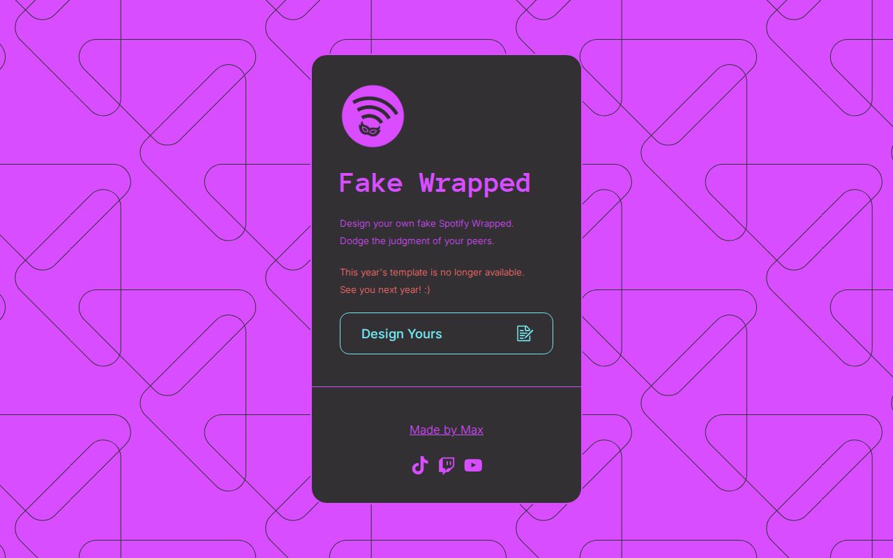 Fake Wrapped